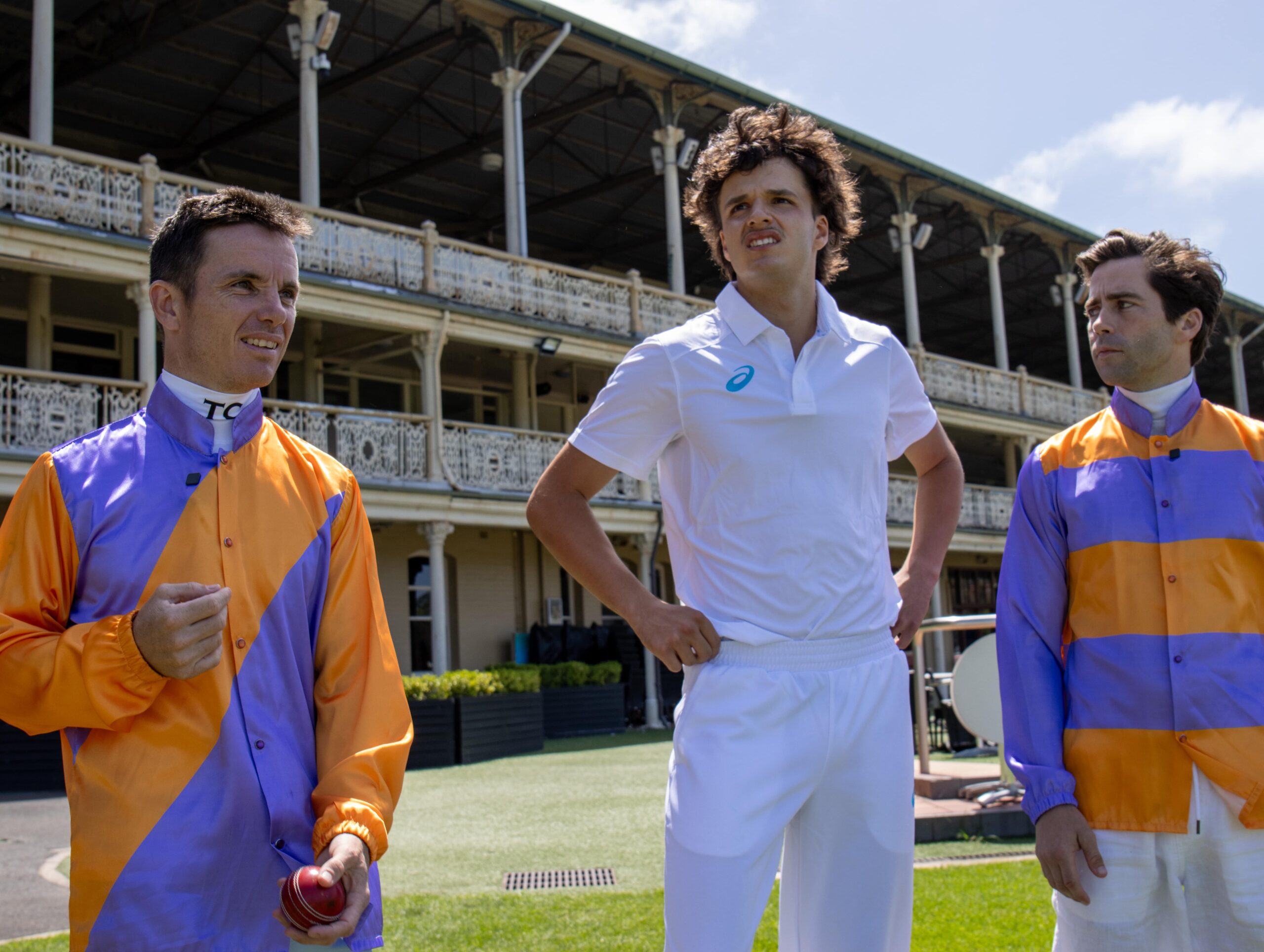 Jockeys Take on Cricketer Sam Konstas at Royal Randwick